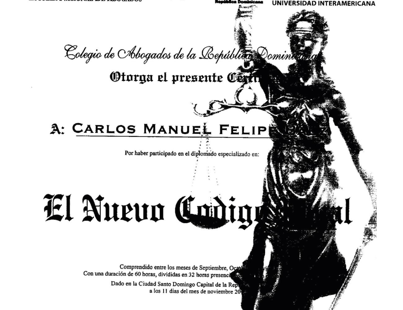 Carlos Felipe B. | Carlos Felipe Law Firm Law Firm